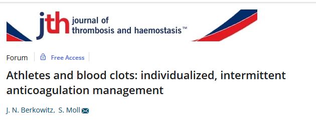 Athletes and Clotting – Clot Connect